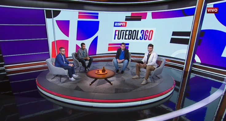 Programa de TV elege os cinco melhores jogadores em ação no futebol ...